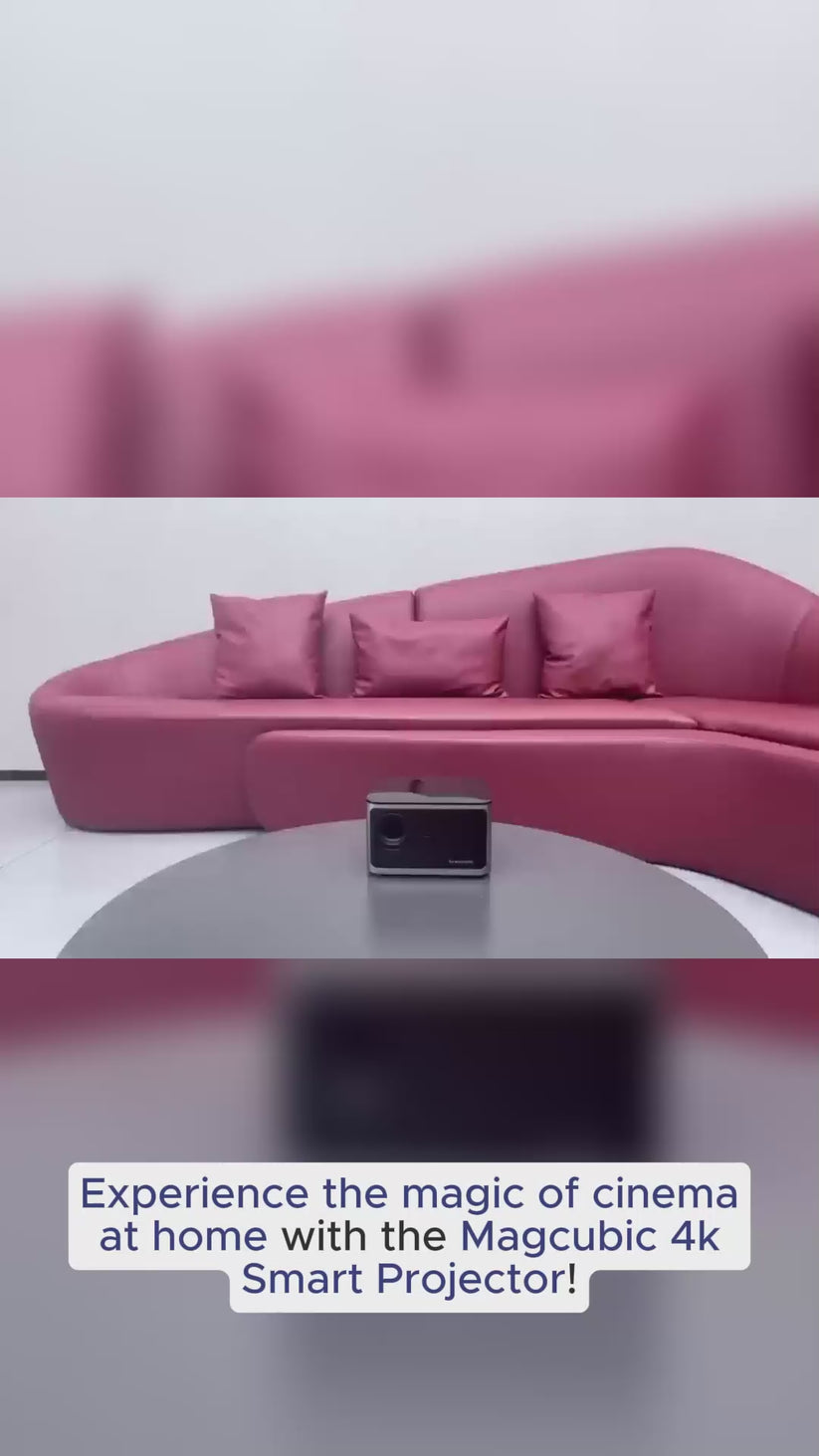 Magcubic 4K Smart Projector | Ultra‑Bright & Portable